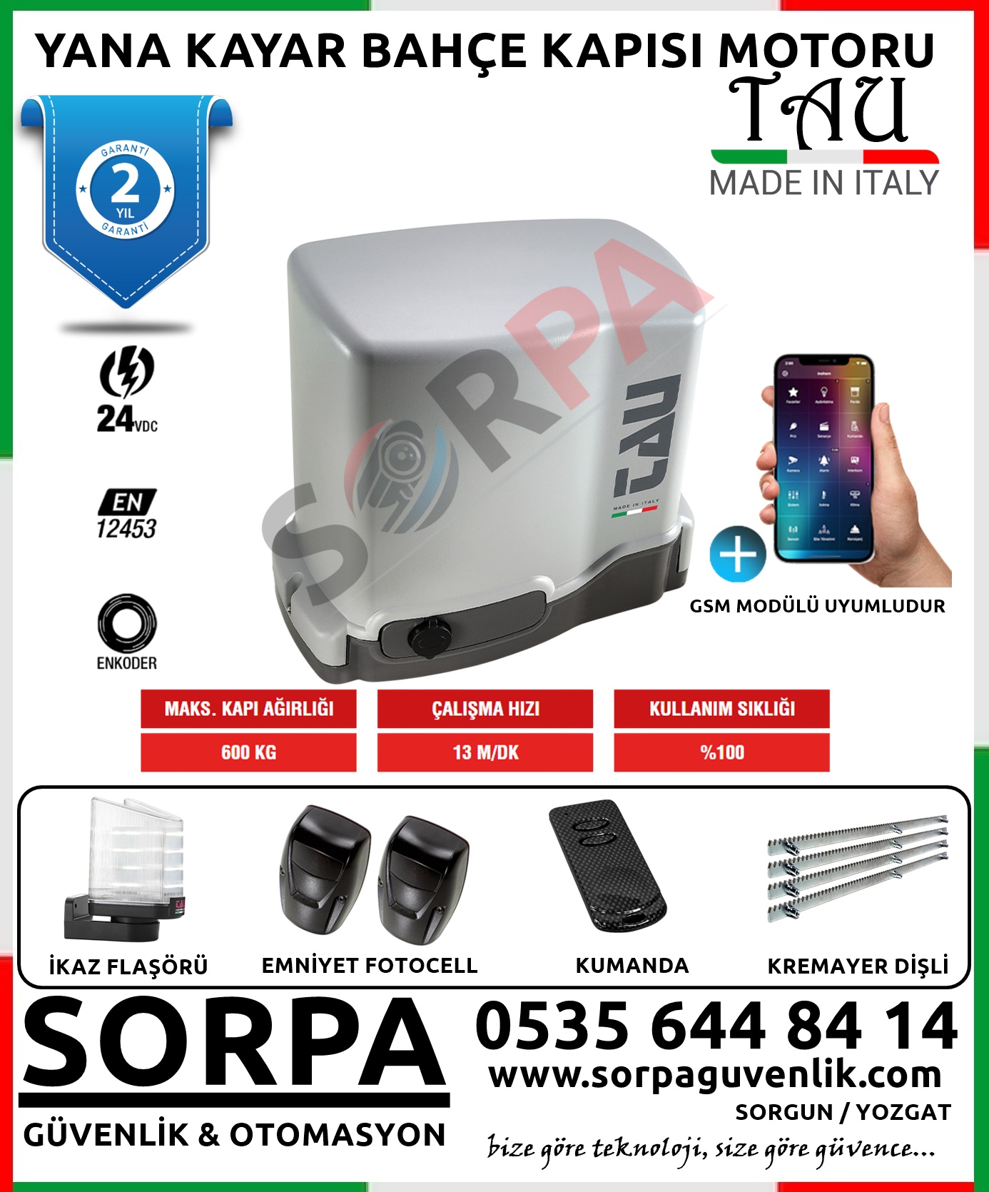 TAU OTOMATİK KAPI MOTORU